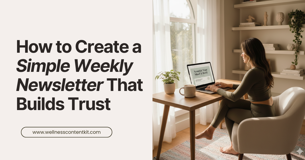 How to Create a Simple Weekly Newsletter That Builds Trust – Wellness ...